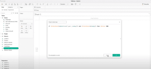 Visualize Year to Date Tableau: Easy YTD Calculations