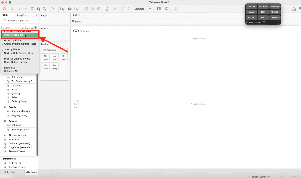 How to Build Year-over-Year Calculations in Tableau | XeoMatrix