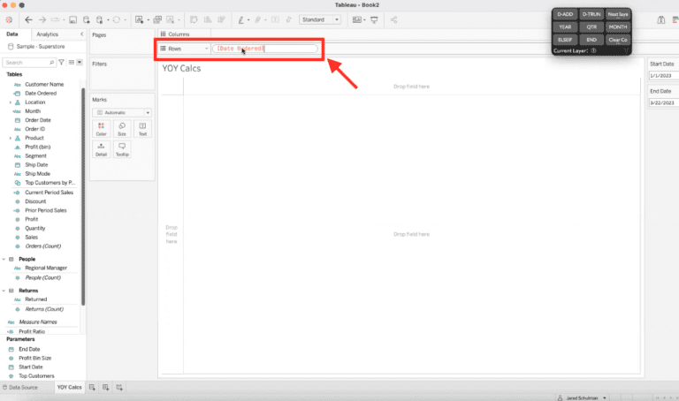 How to Build Year-over-Year Calculations in Tableau | XeoMatrix