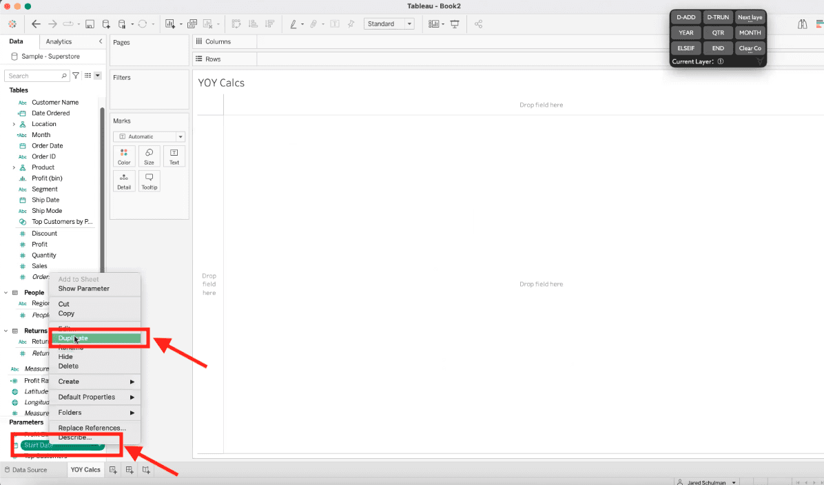 How to Build Year-over-Year Calculations in Tableau | XeoMatrix