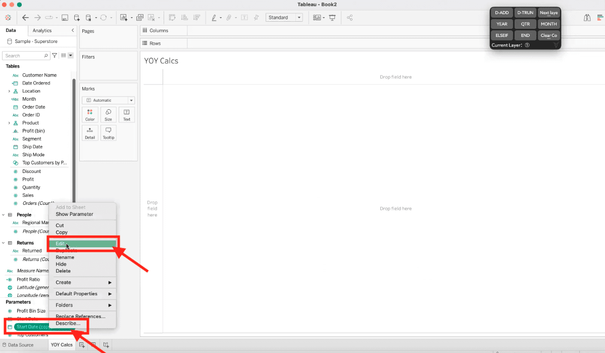 How to Build Year-over-Year Calculations in Tableau | XeoMatrix