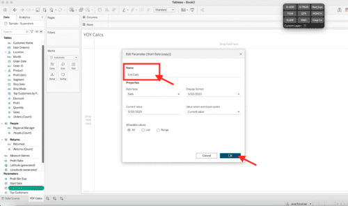 How to Build Year-over-Year Calculations in Tableau | XeoMatrix