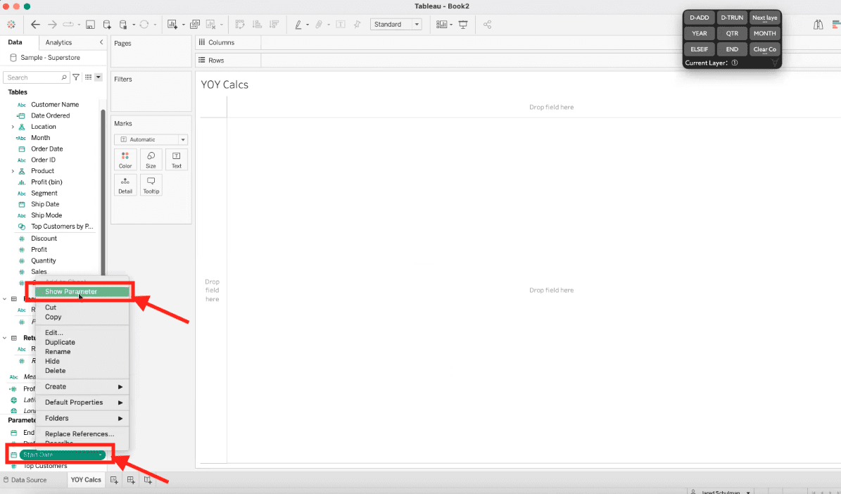 How to Build Year-over-Year Calculations in Tableau | XeoMatrix