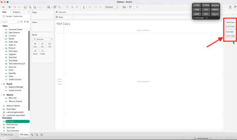 How to Build Year-over-Year Calculations in Tableau | XeoMatrix