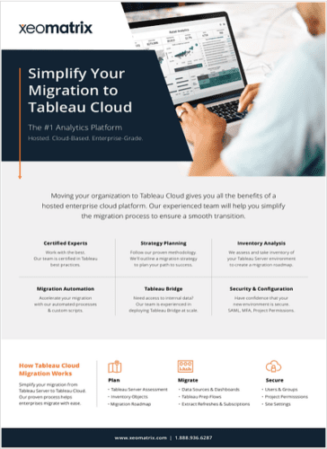 Tableau Cloud Consulting Services - Tableau Gold Partner