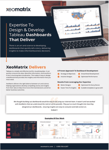 Tableau Dashboard Development Services - Tableau Gold Partner