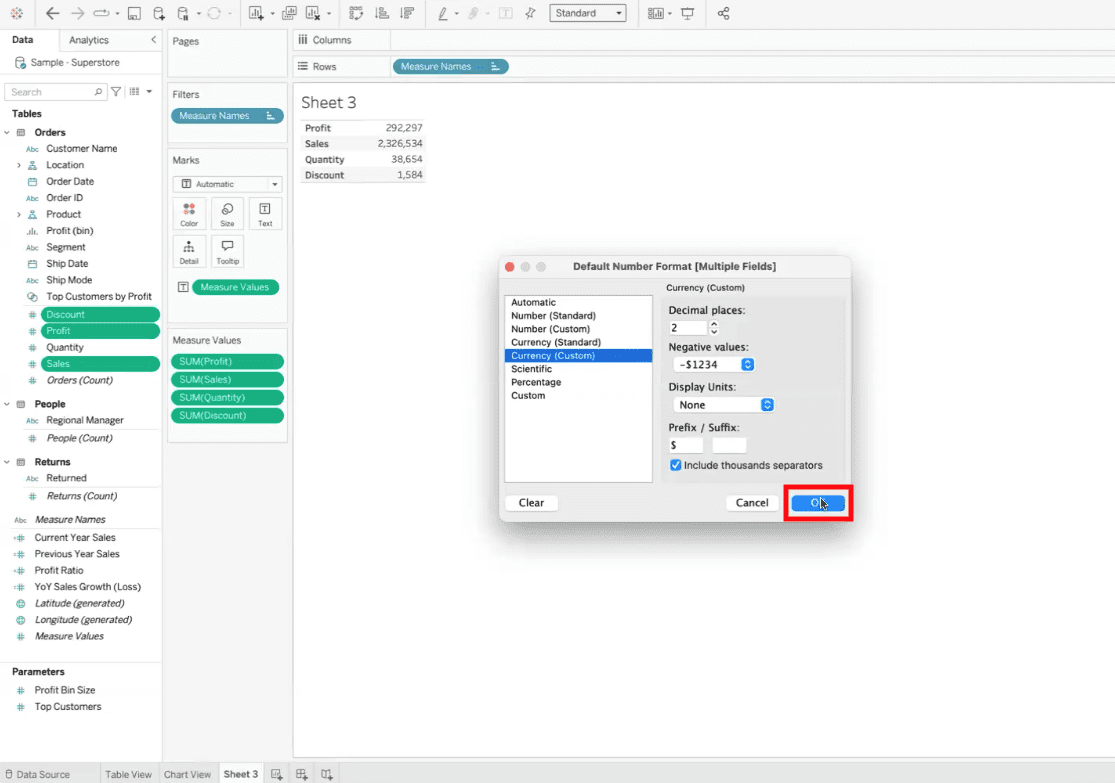 Default Formatting in Tableau: Quick Setup Guide