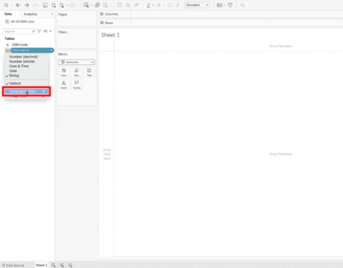 How to Create a Custom Geographic Region Field in Tableau