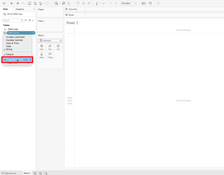 How to Create a Custom Geographic Region Field in Tableau