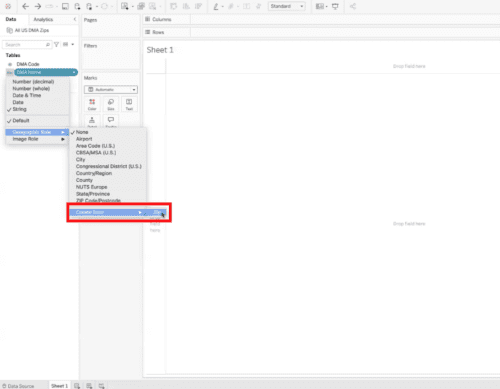 How to Create a Custom Geographic Region Field in Tableau