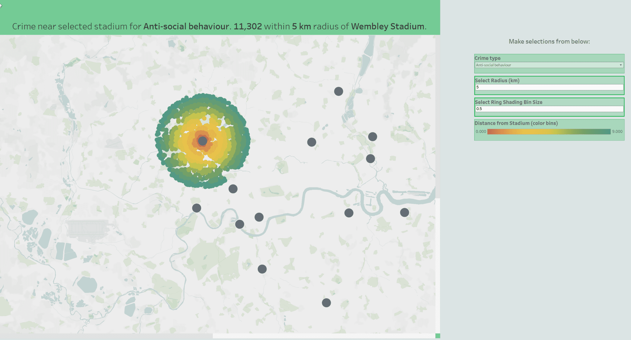 9 Tableau Map Visualizations | XeoMatrix Data Analytics Consultant