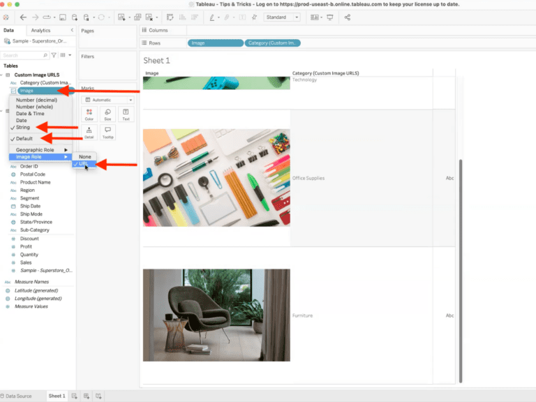 How to Add Dynamic Images in Tableau Using the Tableau Image URL Field
